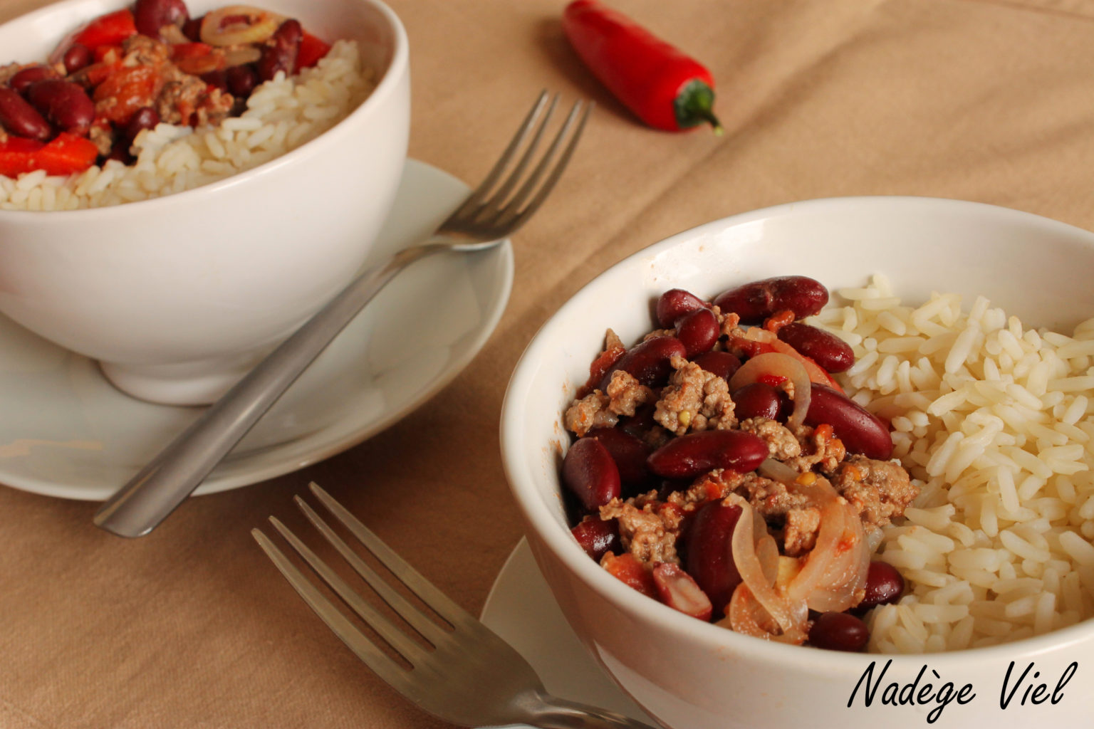 Chili con carne – version rapide – Citrouille & Citron